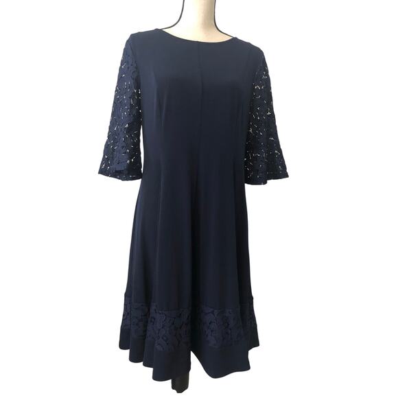 Jessica Howard | Dresses | Wedding Guest Dress Size 4 Navy Blue Jessica ...